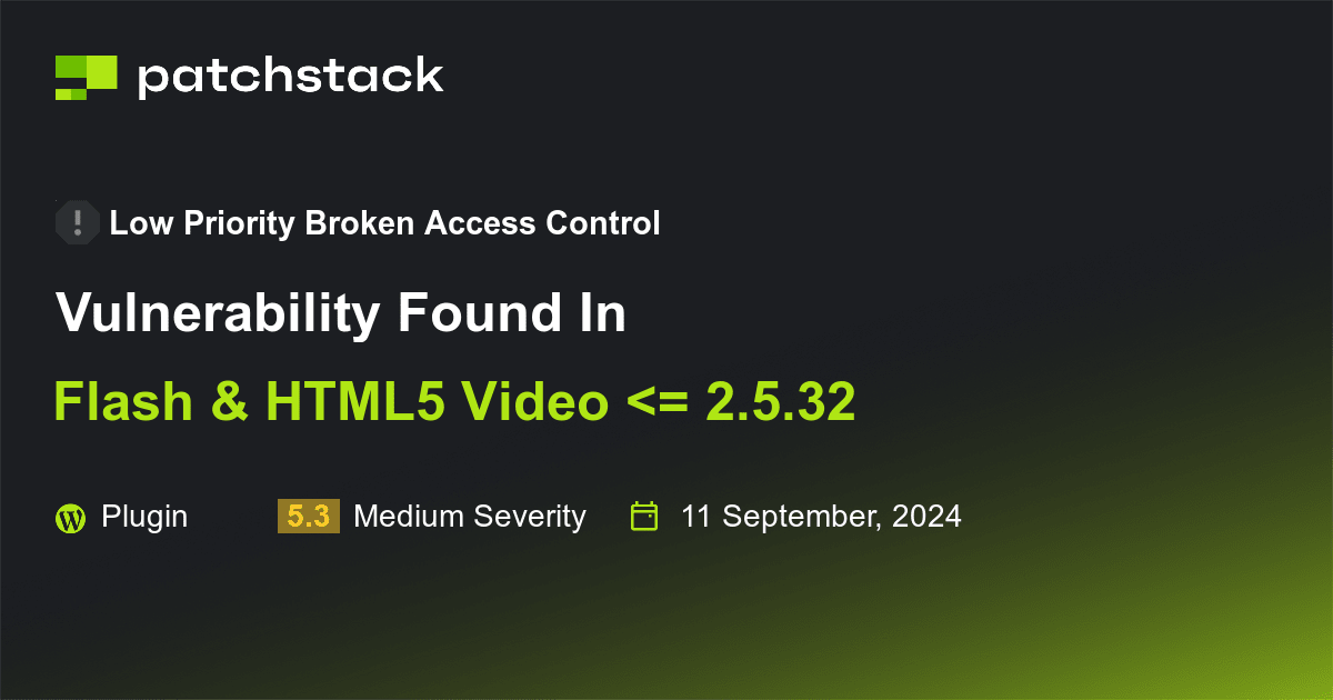 Wordpress Html5 Video Player Plugin